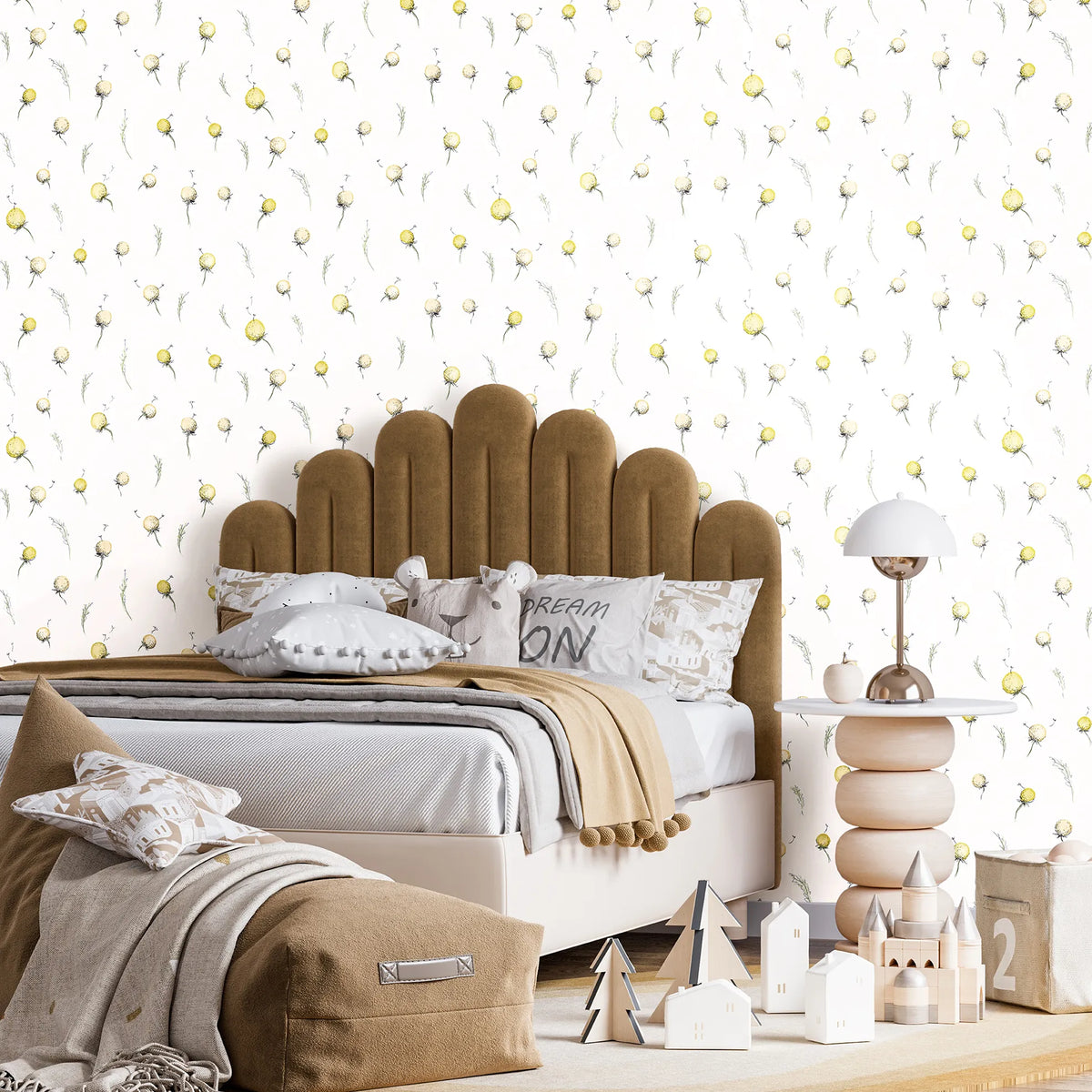 Happy Inner Child - Dandelion Wallpaper – eurowalls™