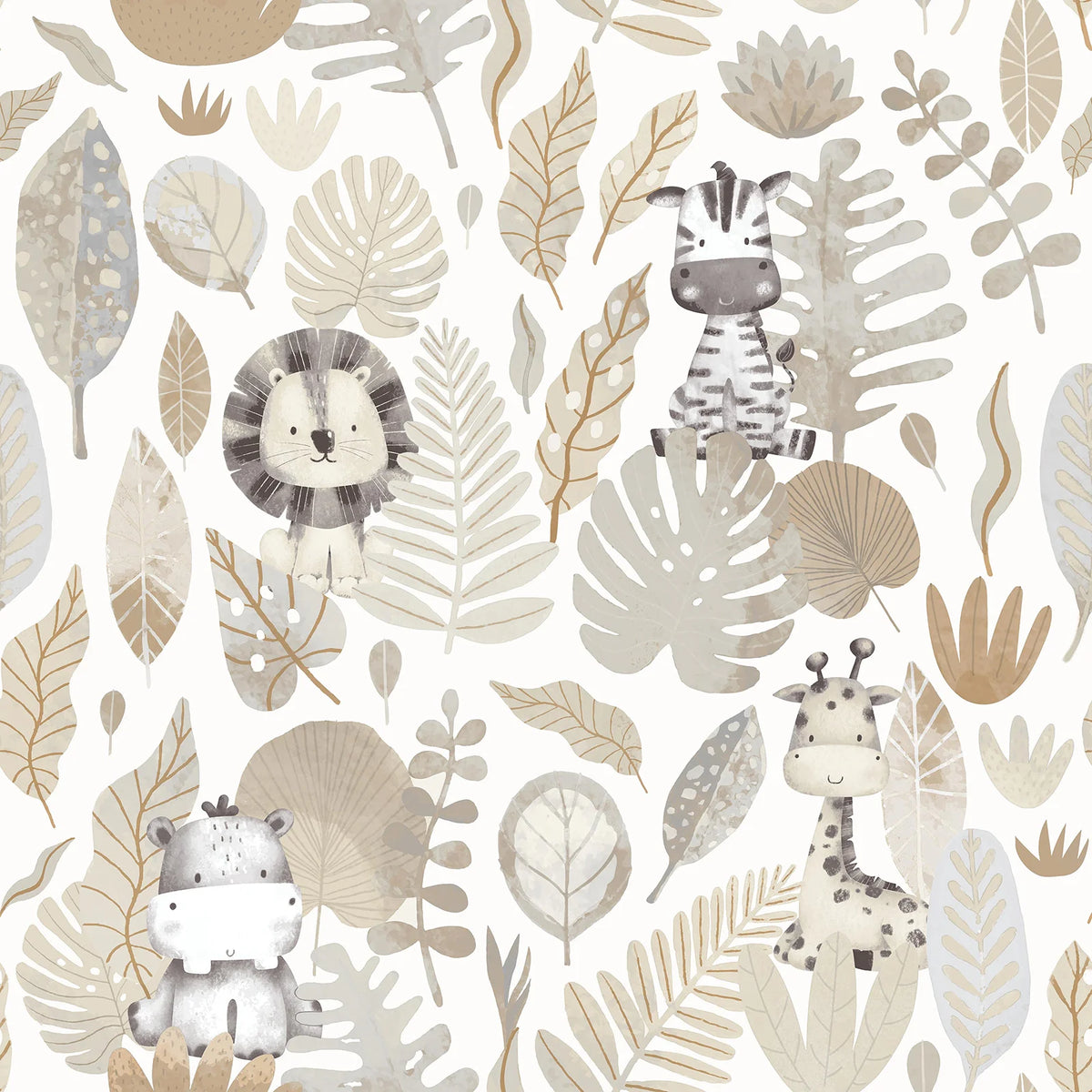 Happy - Jungle Jam Wallpaper – eurowalls™