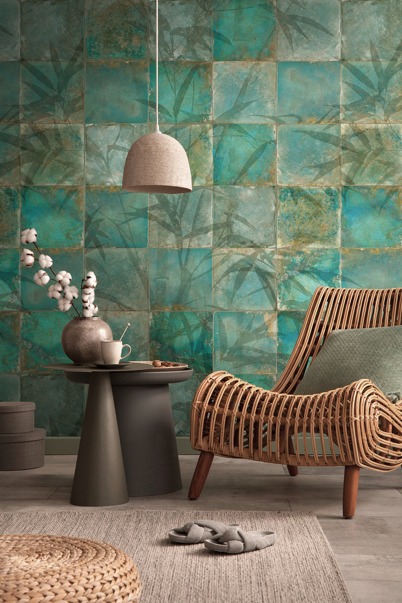 The Wall 2 - Tiled Leaves | eurowalls – eurowalls™