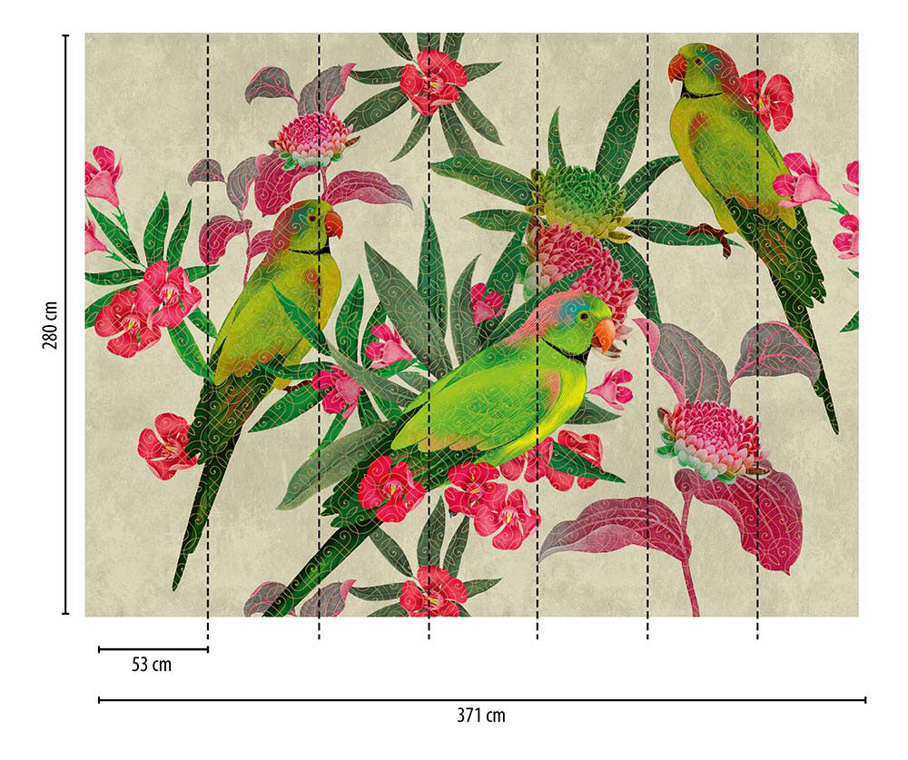 The Wall - Three Parrots – eurowalls™